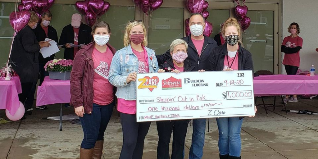 STEPPIN' OUT IN PINK DONATION 2020 - Z93