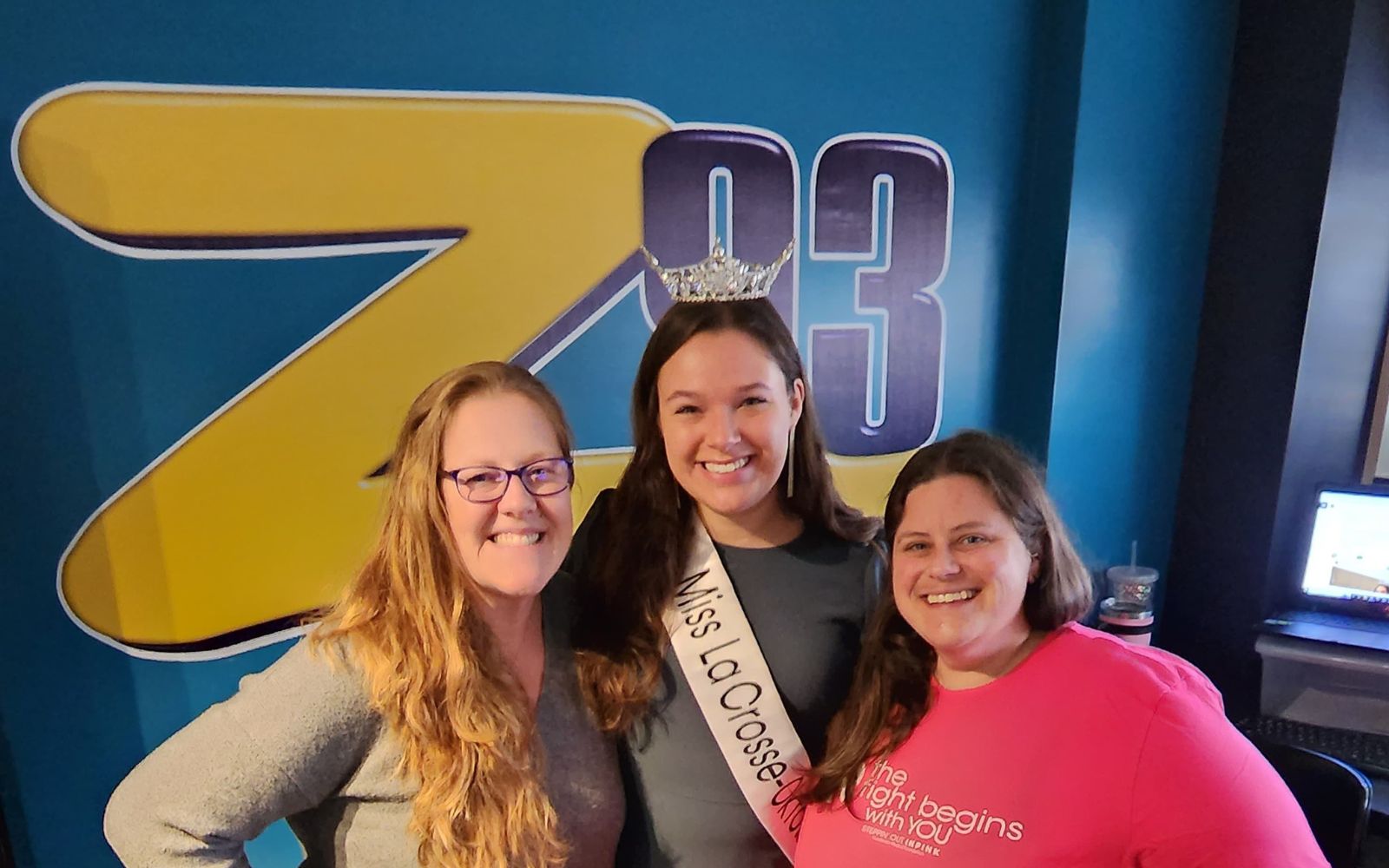 MISS LA CROSSE/OKTOBERFEST VISITS THE Z93 MORNING BUZZ - Z93